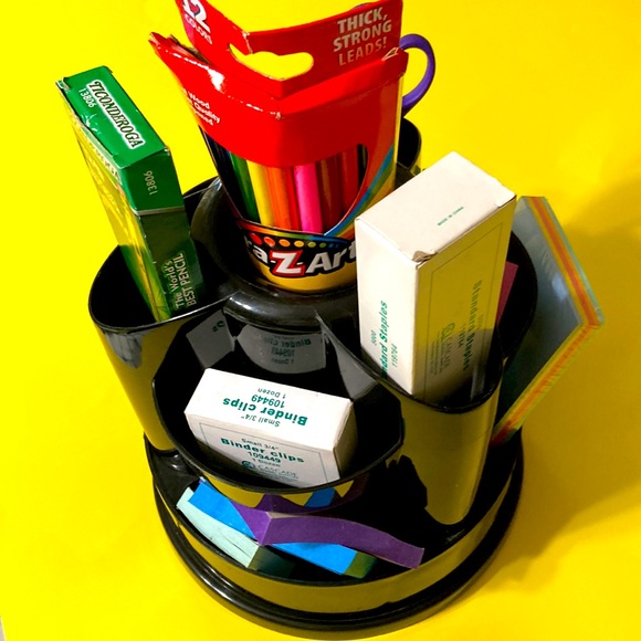 Office | 1compartment Rotary Organizer Desk Supplies | Poshmark